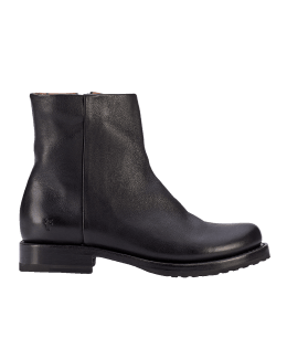 Frye Veronica Leather Combat Booties | Neiman Marcus