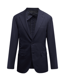 Brioni Men's Solid Wool Dinner Jacket | Neiman Marcus