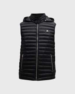 Moose Knuckles Men's Air Down Explorer Vest | Neiman Marcus