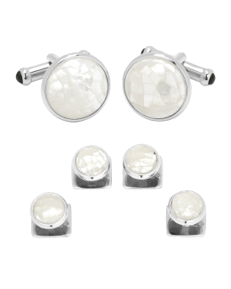 Cufflinks Inc. Men's Mother-of-Pearl Cuff Link 5-Stud Set | Neiman Marcus