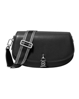 MICHAEL Michael Kors Mia Medium Sling Leather Crossbody Bag | Neiman Marcus