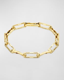 Gucci Link to Love Bracelet in 18k Yellow Gold | Neiman Marcus