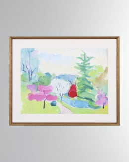 Shadow Catchers "Garden Landscape II" Art Print | Neiman Marcus