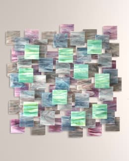 Karo Studios Glass and Metal Wall Sculpture | Neiman Marcus