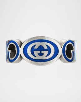 Gucci Men's Gucci Tag Ring, 6mm Silver | Neiman Marcus