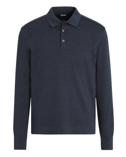 Isaia Men's Logo Polo Shirt | Neiman Marcus