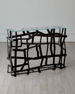 Global Views Cantilevered Star Media Console | Neiman Marcus