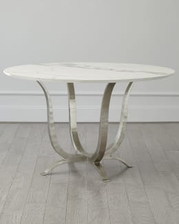 Interlude Home Laurel 60" Round Dining Table | Neiman Marcus