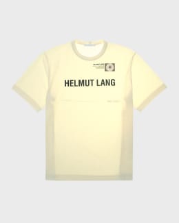 Helmut Lang Men's Logo T-Shirt | Neiman Marcus