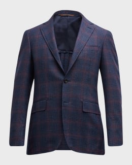 Canali Men's Wool Step-Weave Sport Coat | Neiman Marcus