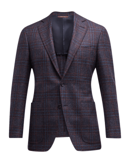 Canali Men's Wool Step-Weave Sport Coat | Neiman Marcus