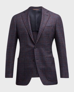 Canali Men's Wool Step-Weave Sport Coat | Neiman Marcus