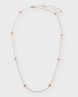 64 Facets Platinum Necklace with Spinel and Diamonds, 26"L | Neiman Marcus