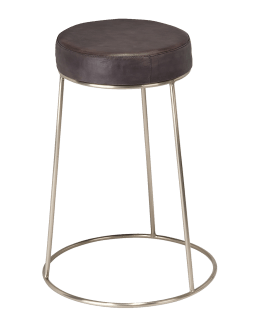 Jamie Young Asher Leather Counter Stool, 24" | Neiman Marcus