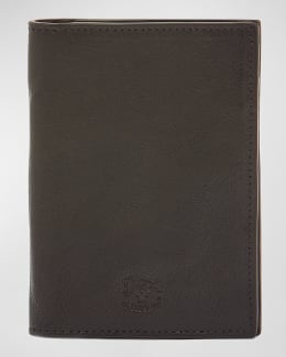 Il Bisonte Men's Slim Bi-Fold Leather Wallet | Neiman Marcus