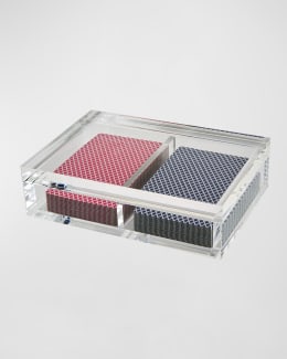 Tizo 13" Lucite Bicolor Chess Set | Neiman Marcus