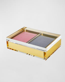 Tizo 13" Lucite Bicolor Chess Set | Neiman Marcus