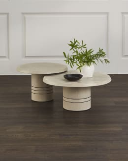 Interlude Home Surrey Acrylic Square Cocktail Table, Large | Neiman Marcus