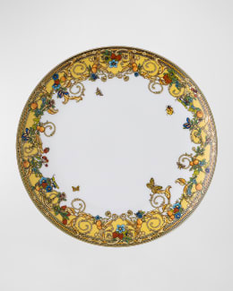 Versace Medusa Amplified Blue Coin Salad Plate | Neiman Marcus