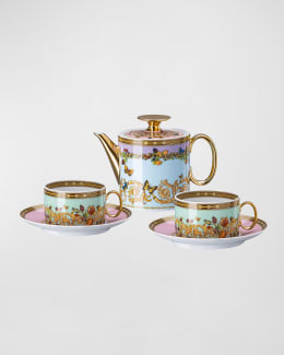 Versace La Greca Signature Tea Set for Two | Neiman Marcus