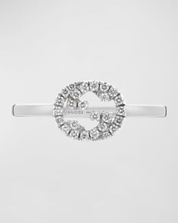 Gucci Diamond Interlocking G Ring | Neiman Marcus