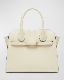 Valextra Milano Medium Leather Tote Bag | Neiman Marcus