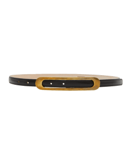 TOM FORD Reversible T-Logo Patent Leather Belt | Neiman Marcus