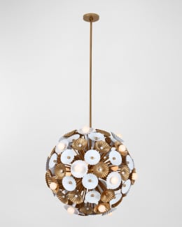 Allegri Crystal by Kalco Lighting Verde 6-Light Chandelier | Neiman Marcus