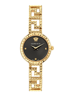 Versace 28mm Greca Goddess Watch with Bracelet Strap, Gold Plated ...