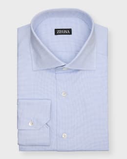 ZEGNA Men's Trofeo™ Cotton Dress Shirt | Neiman Marcus