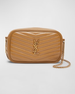 Saint Laurent Lou Mini YSL Camera Bag in Smooth Quilted Leather ...