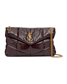 Saint Laurent Lou Puffer Small YSL Shoulder Bag in Quilted Leather ...
