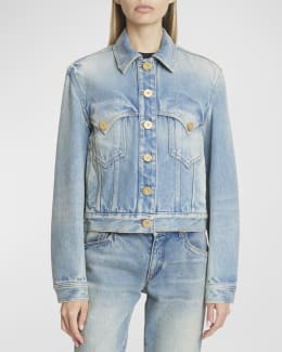 THE ROW Ness Denim Jacket | Neiman Marcus