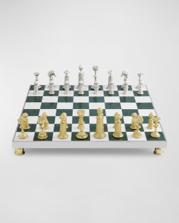AERIN Colette Cane Chess Set | Neiman Marcus