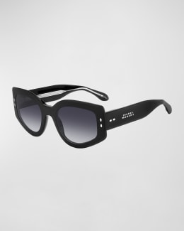 Marni Logo Acetate Cat-Eye Sunglasses | Neiman Marcus