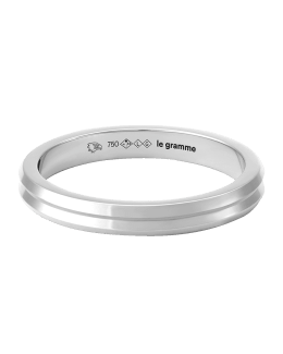 Le Gramme Men's 18K Yellow Gold Guilloche Band Ring | Neiman Marcus