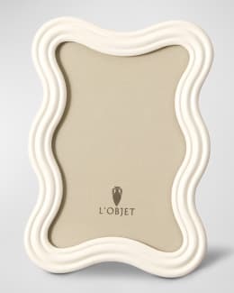 L'Objet Ripple Enamel Photo Frame, 4" x 6" | Neiman Marcus