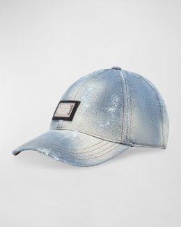 Dolce&Gabbana Men's Embroidered Logo Baseball Cap | Neiman Marcus