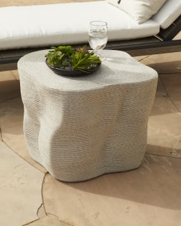 Palecek Chelsea Outdoor Side Table - 23.25" | Neiman Marcus