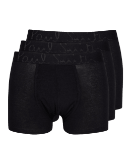 Versace Men's 3-Pack Solid Logo Boxer Briefs | Neiman Marcus
