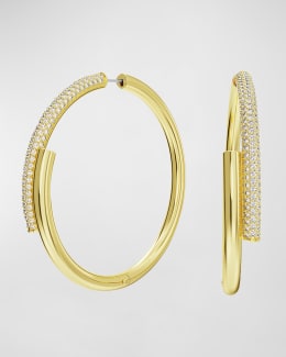 SWAROVSKI Lucent Hoop Earrings | Neiman Marcus