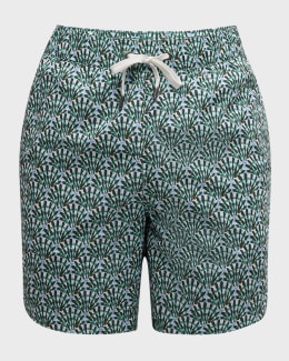 Onia Men's Charles 5 Liberty Sunshine Swim Shorts | Neiman Marcus