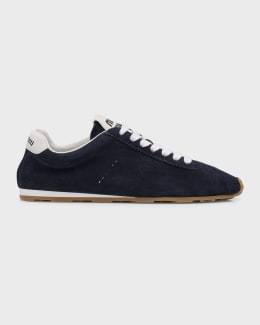 Loewe Flow Suede Retro Runner Sneakers | Neiman Marcus