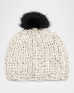Surell Accessories Eyelash Faux Fur Bucket Hat | Neiman Marcus