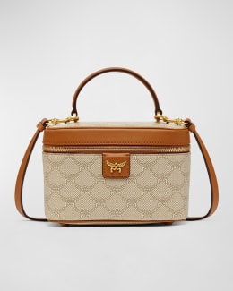 MCM Diamond Visetos Monogram Crossbody Bag | Neiman Marcus