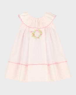 Dolce&Gabbana Girl's Italian Holiday Smocked Dress, Size 4-6 | Neiman ...