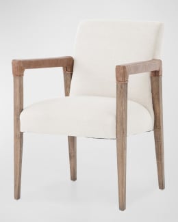 Four Hands Carrie Curved Back Arm Chair | Neiman Marcus