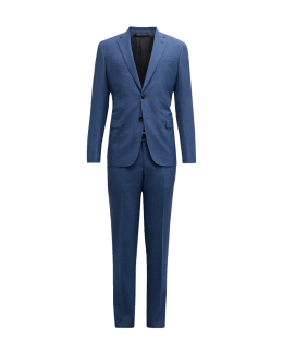 Giorgio Armani Men's Solid Wool-Blend Suit | Neiman Marcus