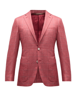 Canali Men's Wool Step-Weave Sport Coat | Neiman Marcus