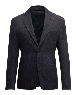 Kiton Men's Chevron Dinner Jacket | Neiman Marcus